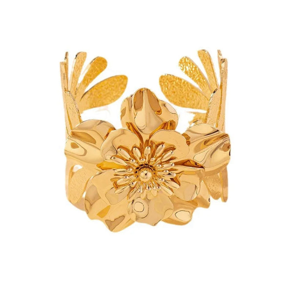 Alumina Flower Cuff Bracelet – Sarah Templeman