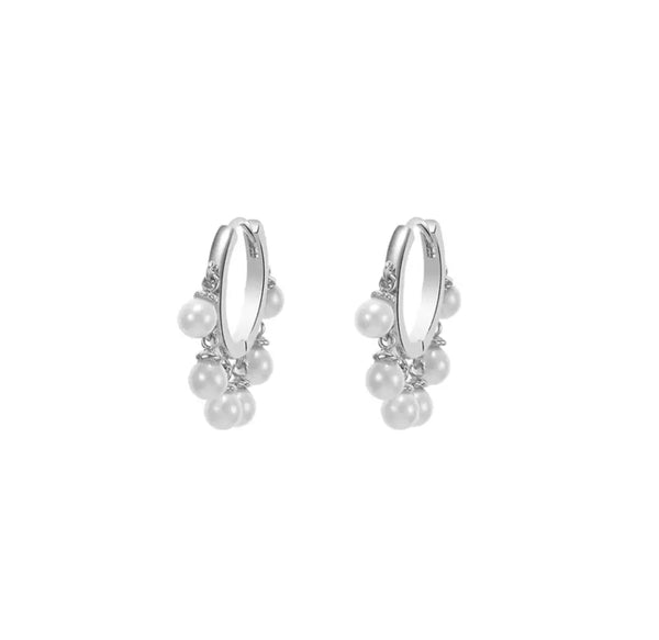 Mini Pearl Hoops – Sarah Templeman