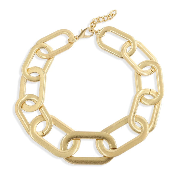 Brushed Gold Necklace – Sarah Templeman
